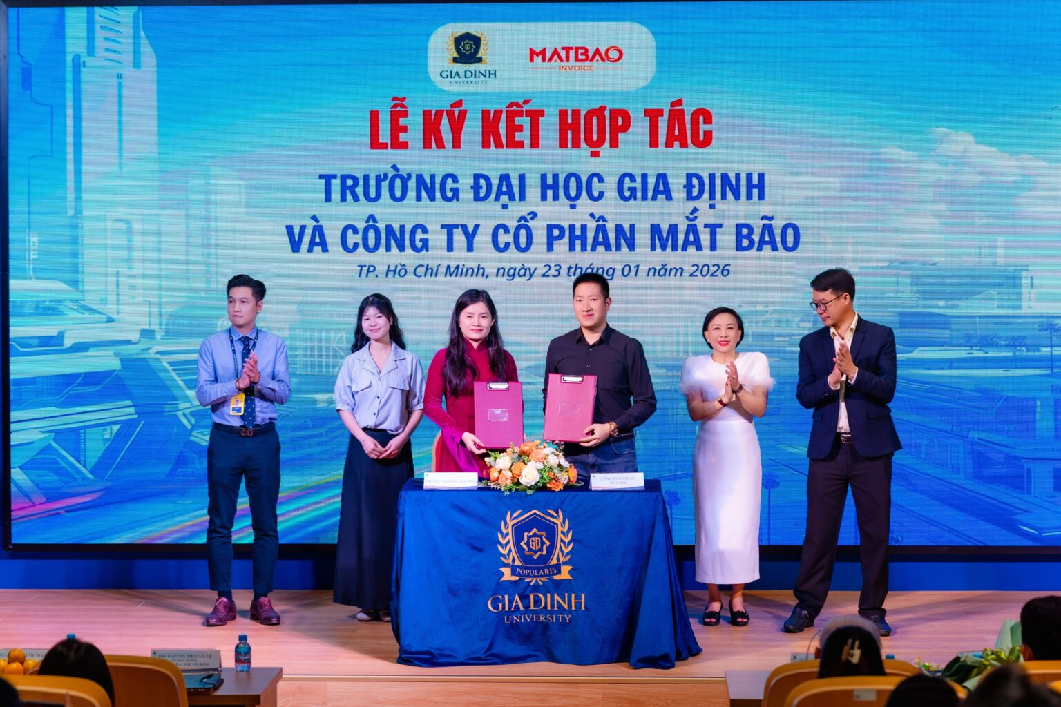Matbao-invoice Ký Kết Hợp Tác Chiến Lược Cùng Đại Học Gia Định: Kiến ...